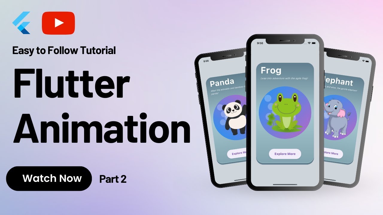 Flutter Animation Tutorial Basic Animation Part 2 Youtube