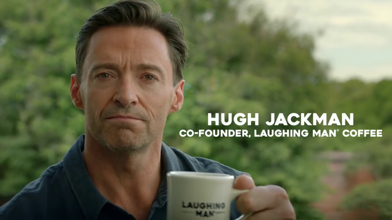 Comercial Laughing Man Coffee This Town 15 Hugh Jackman Youtube
