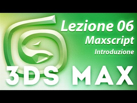 3ds Max Tutorial Lezione 06 Maxscript Introduzione Youtube