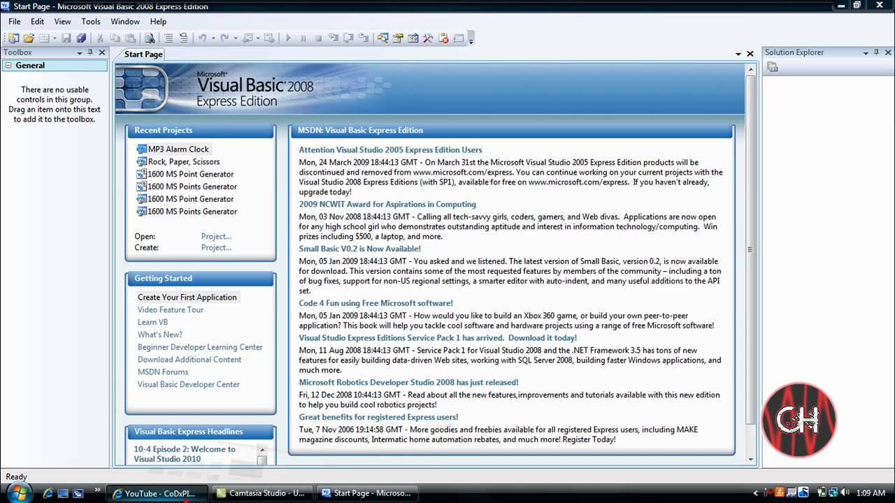 Visual Basic 2008 Full Free Youtube