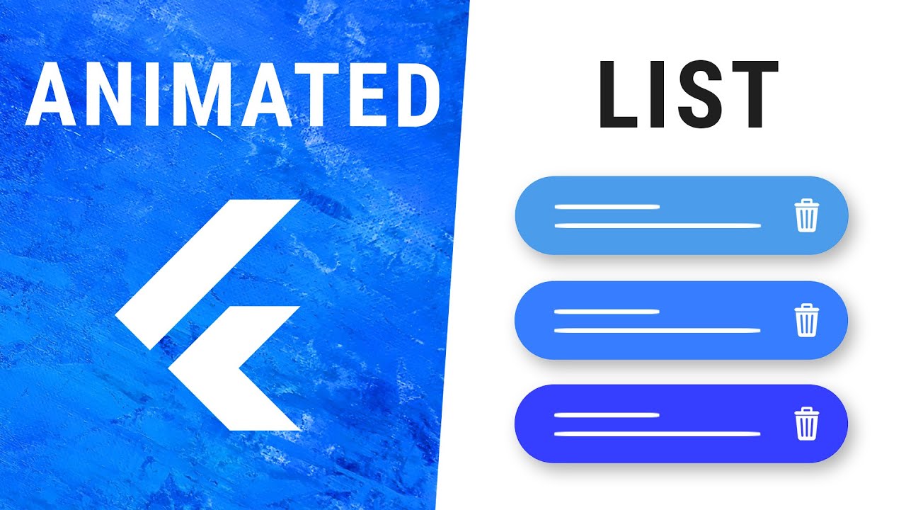 Flutter Animatedlist Widget Youtube