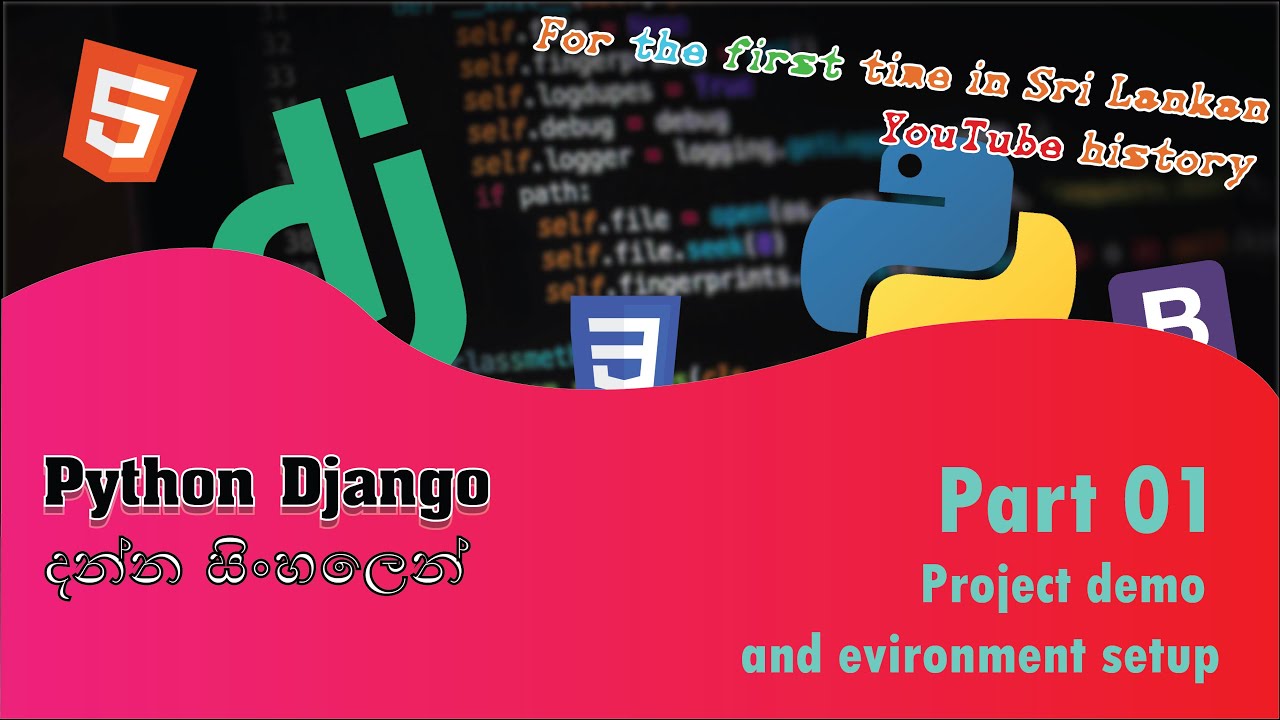 Python Django Sinhala Tutorial Part 01 Youtube