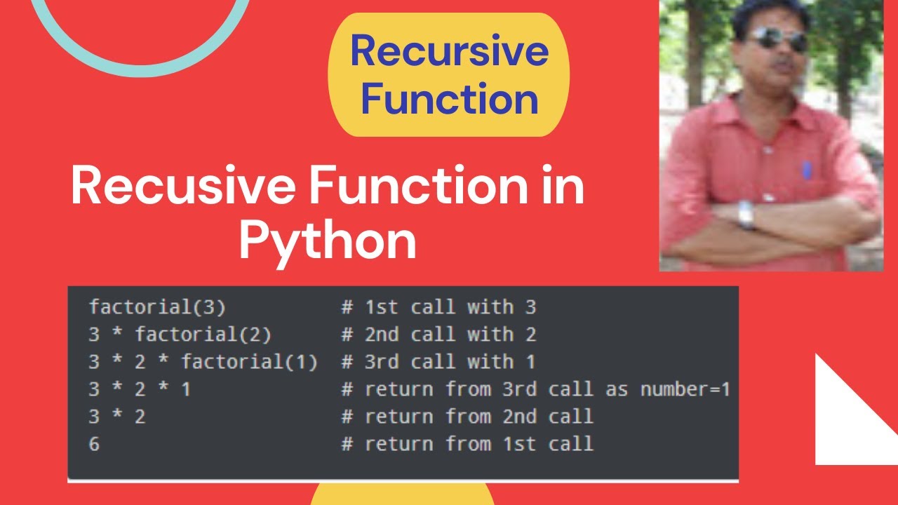Recursive Function In Python Differentiate Recursion And Loop Youtube
