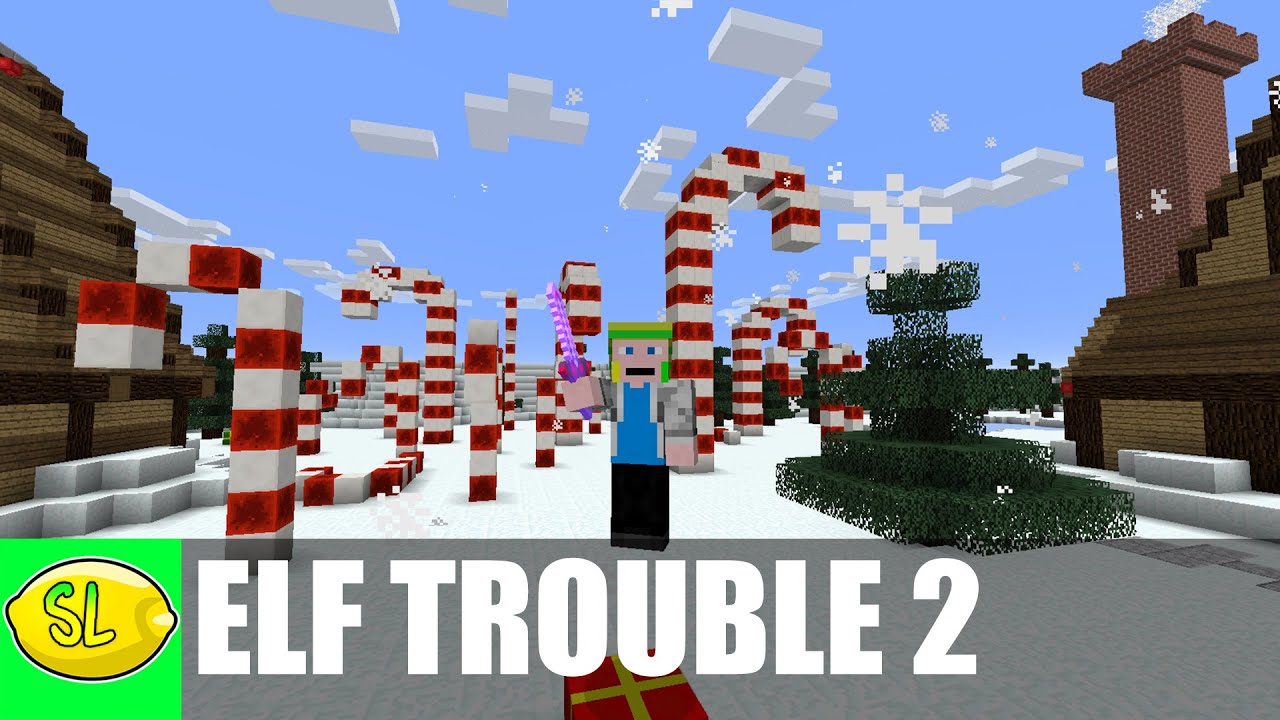 Let S Play Minecraft Elf Trouble Part 2 Santa S Back Youtube