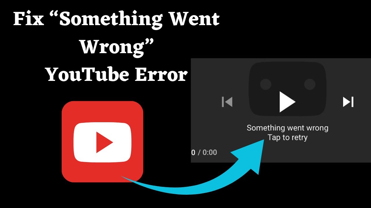 How To Fix Something Went Wrong Tap To Retry Error On Youtube Easy