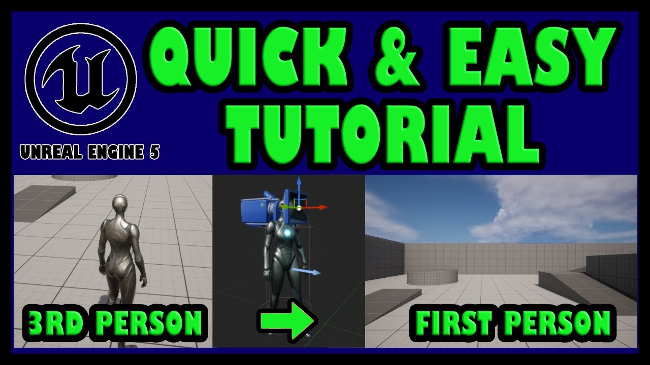 How To Set Up True First Person In 1 Minute Unreal Engine 5