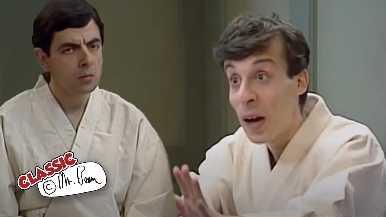 Mr Bean Masters Judo In One Move Mr Bean Funny Clips Classic Mr