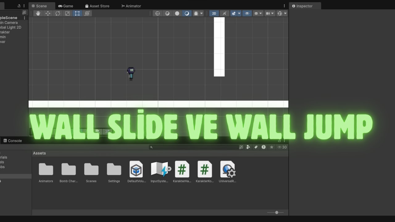 Unity 2d Wall Jump Ve Slide Nasıl Yapılır Kolay Anlatım Youtube
