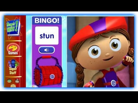 Super Why Red S Rhyming Bingo Super Why Games Youtube