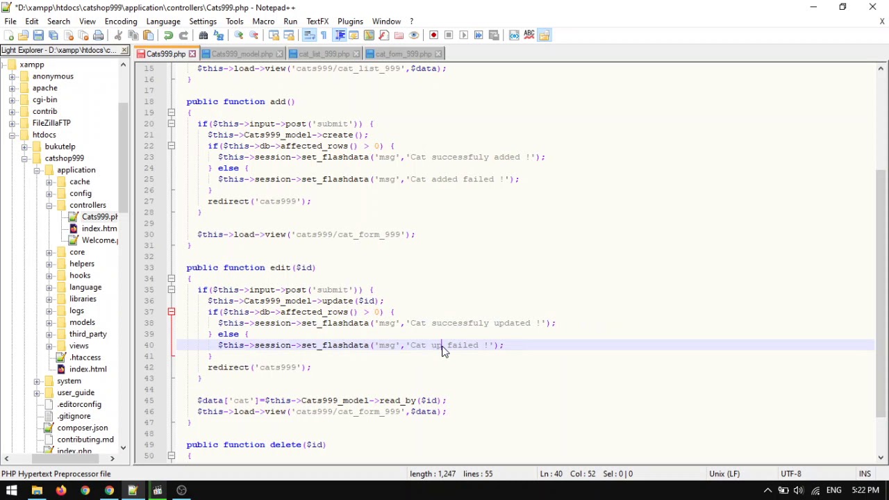 Materi Code Igniter Part 7 Session Flashdata Untuk Notifikasi Youtube