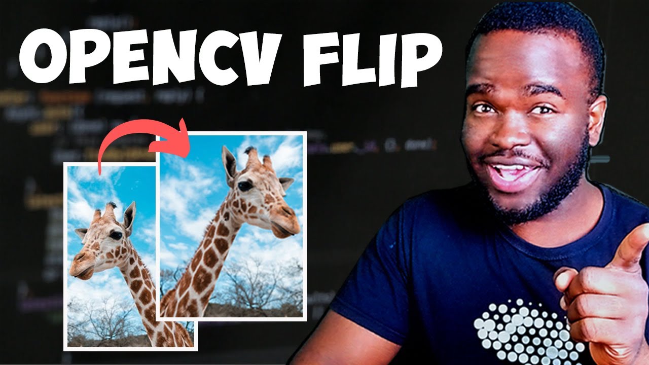 How To Flip An Image Using Python And Opencv Youtube