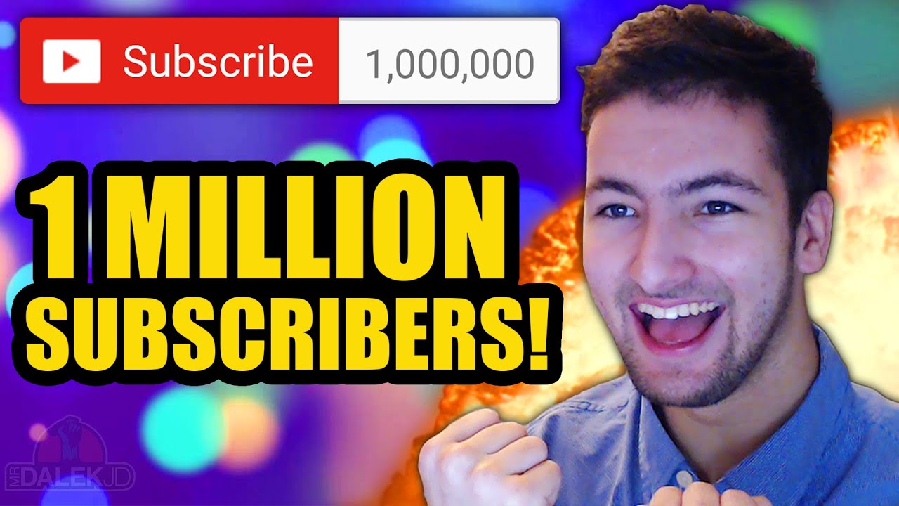 1 Million Subscribers Thank You Youtube