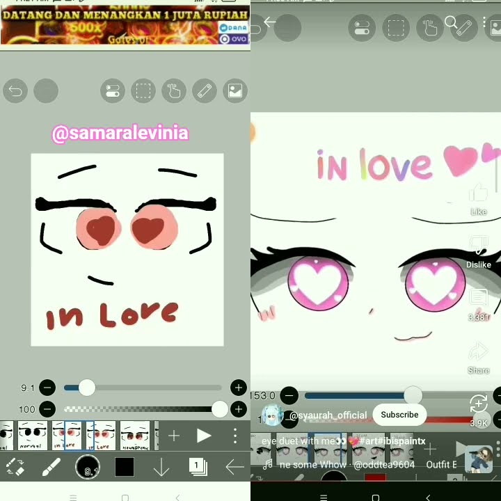 Eye Duet With Syaurah Official Punyaku Jelekkkk Art Ibispaintx