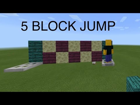 How To Build A 5 Block Jump Minecraft Doing The Impossible Youtube