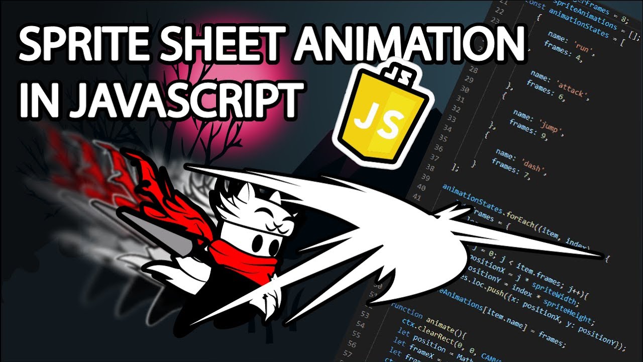Sprite Animation In Javascript Javascript Tutorial With Html Canvas