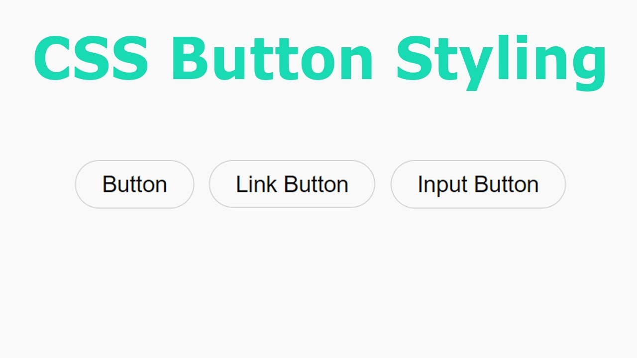 How To Create A Html Css Buttons Styling Only Html And Css Html And