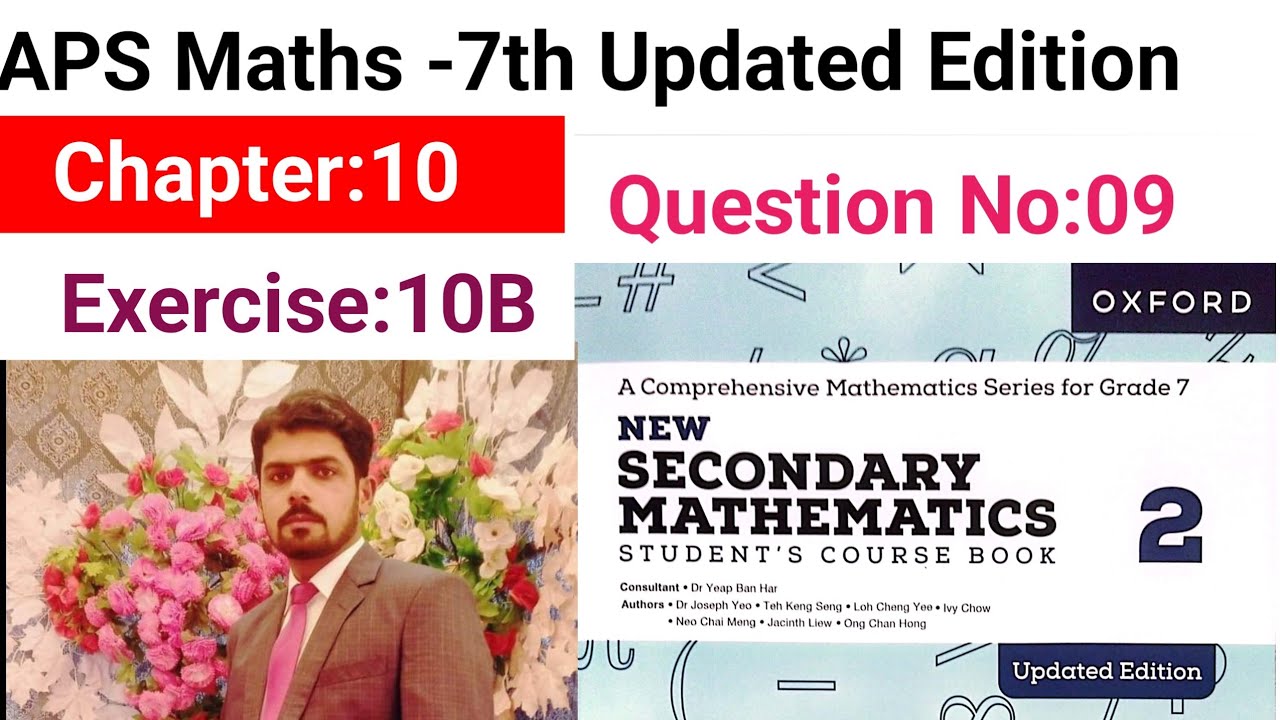 Exercise 10b Question No 09 Aps Maths 7th New Secondary