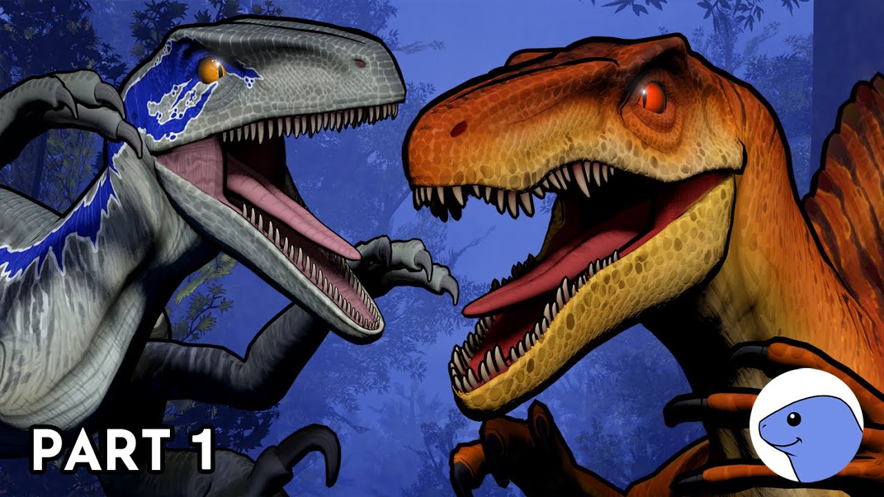 Blue Vs Spinoraptor Animation Part 1 Youtube