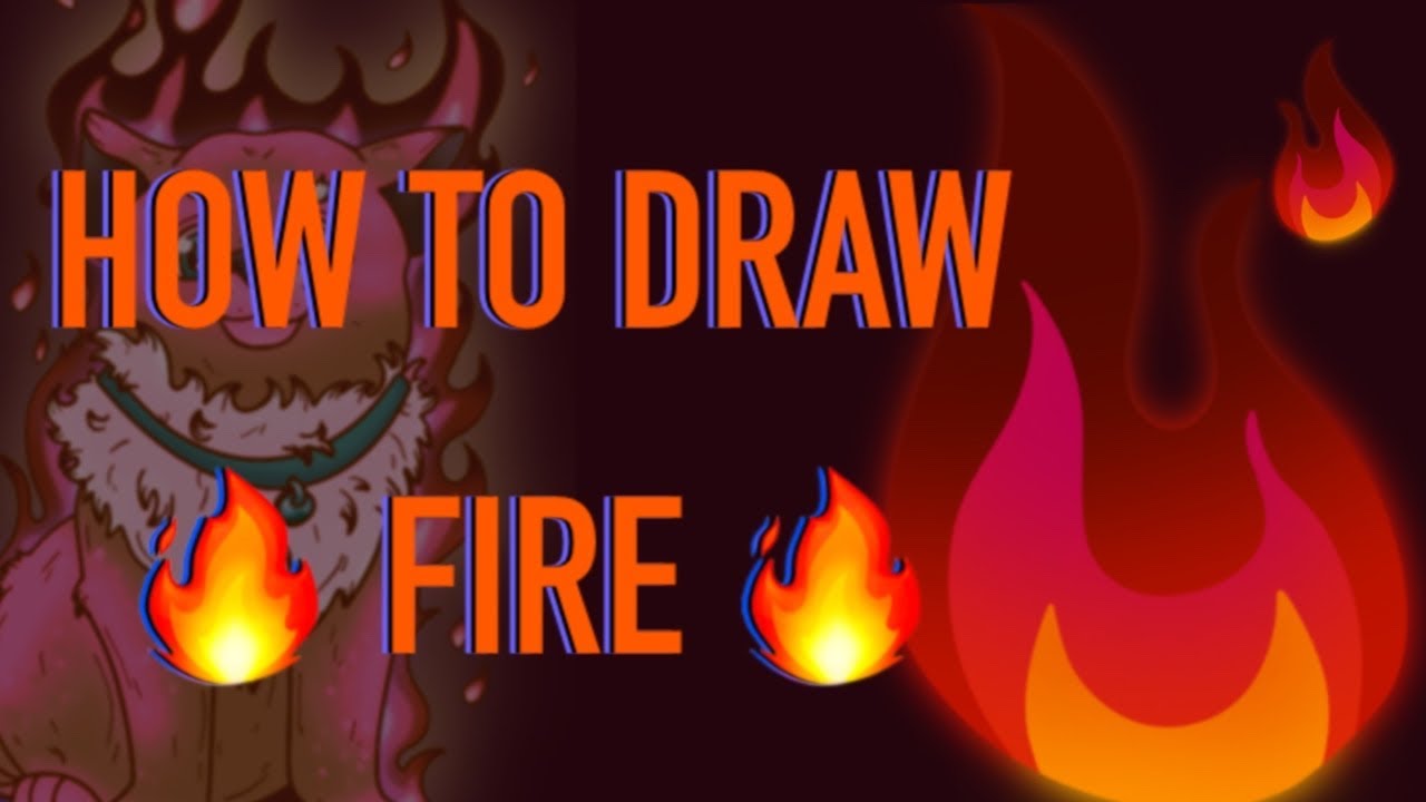 How To Draw Fire Procreate Youtube