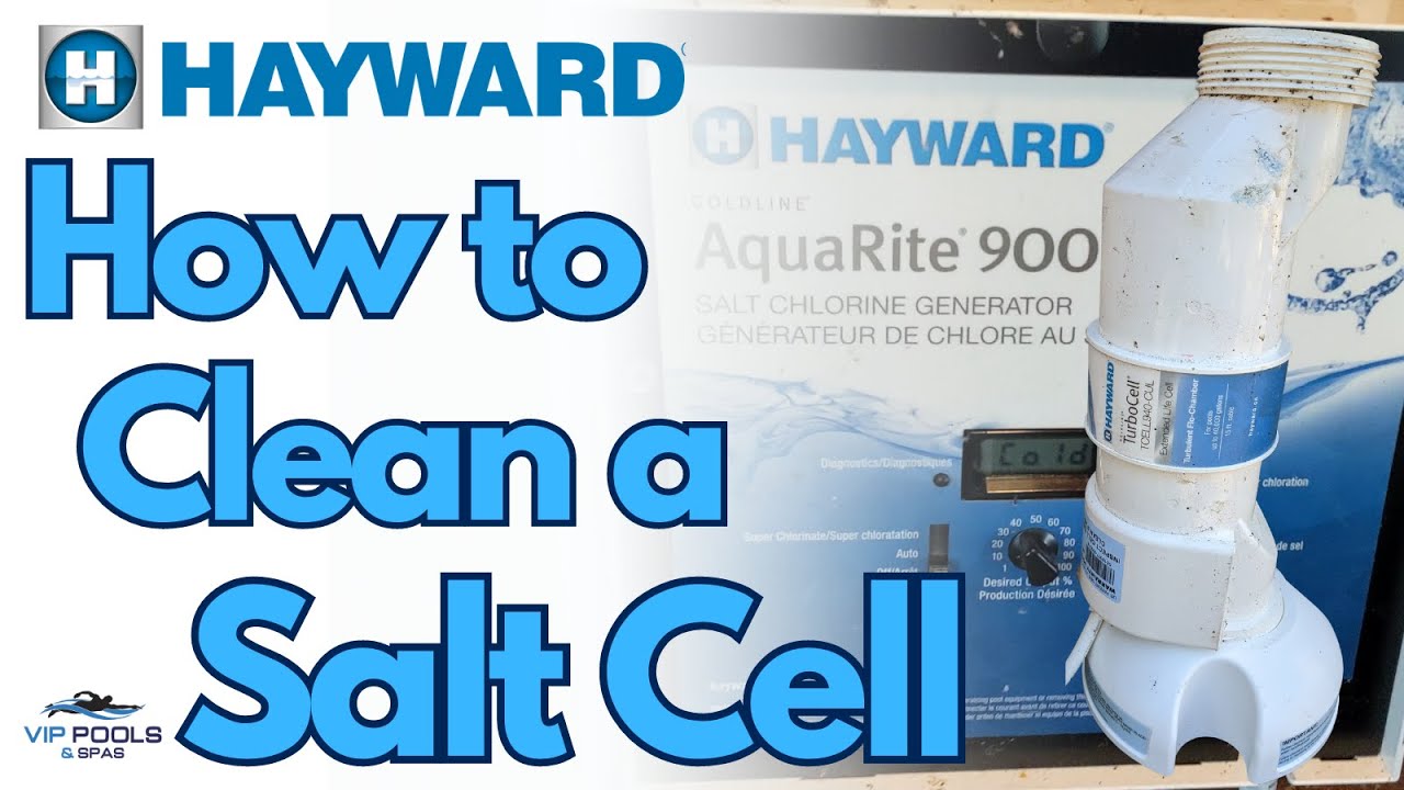 How To Clean A Hayward Aquarite Salt Cell Cleaning A Pool Salt