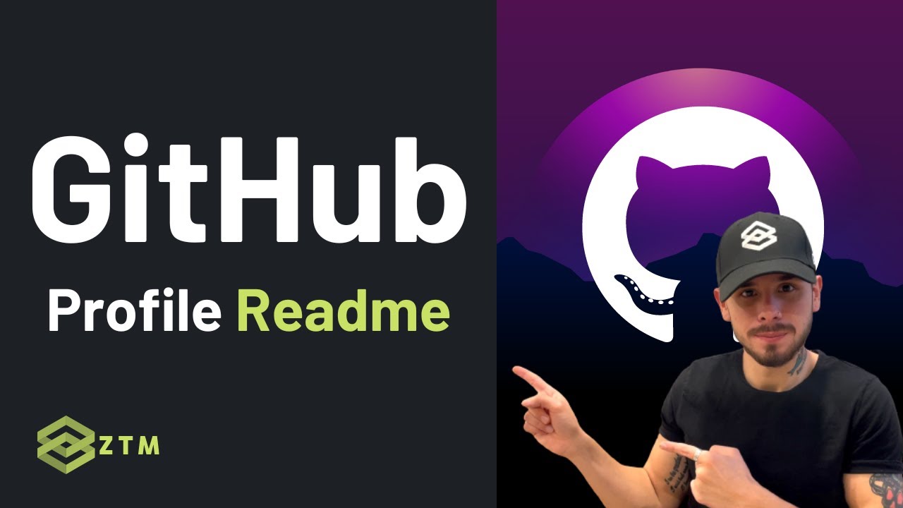 How To Create A Github Profile Read Me Github Tutorial Youtube