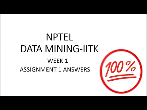Nptel Data Mining Week 1 Assignment 1 Answers Iit Kgp Jan 2025 Swayam