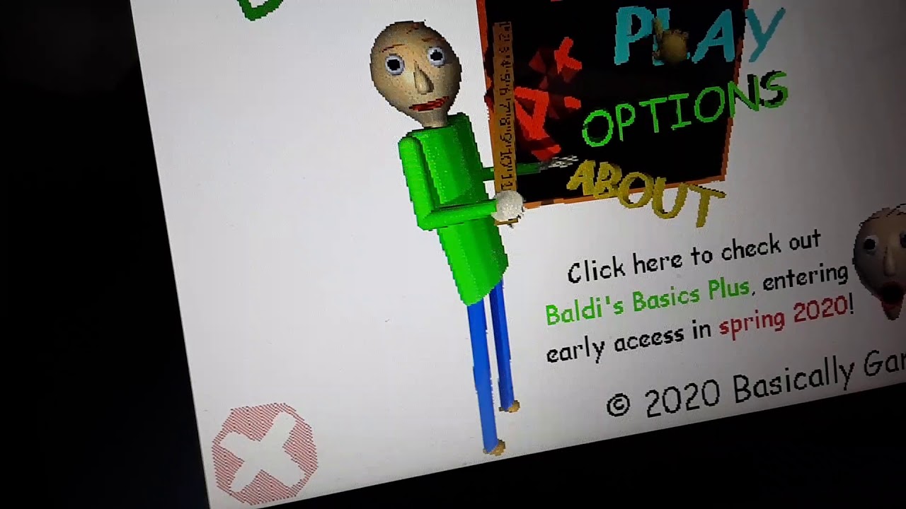 This Is Better Than The Actual Game Baldis Basics Plus Challenge Demo