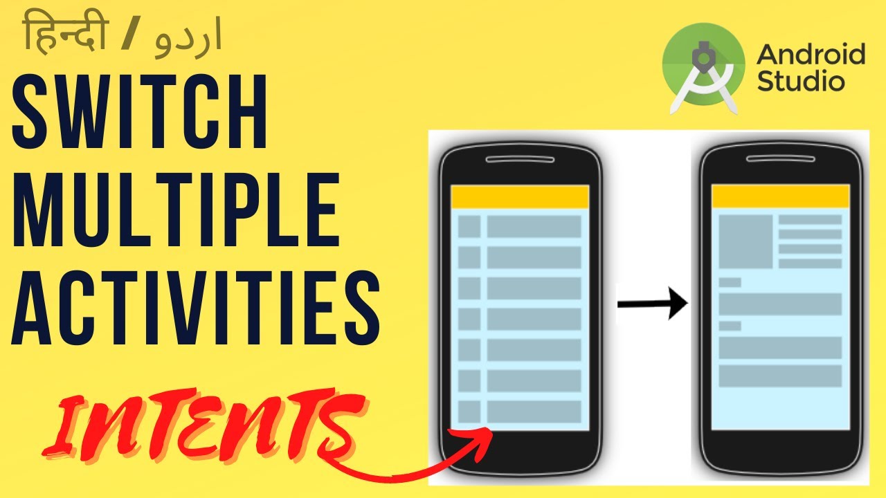 Use Intents To Switch Activities In Android Studio How To Switch