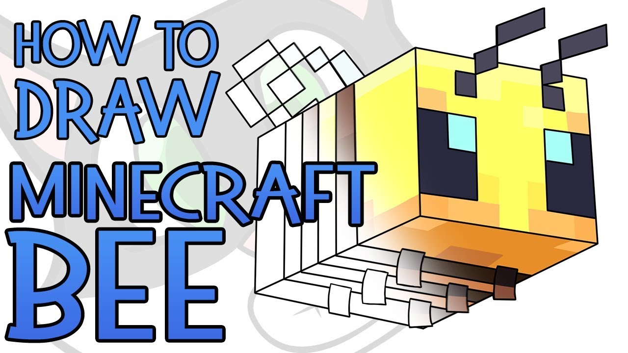 How To Draw Minecraft Bee