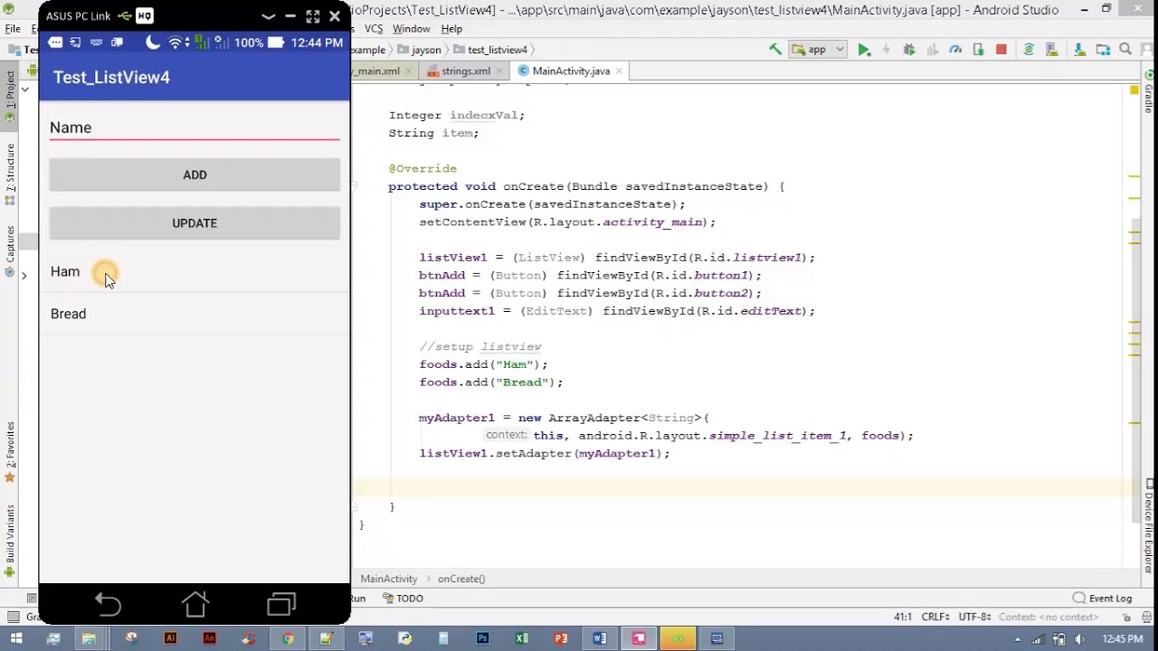 Android Listview Update At Maddison Westacott Blog