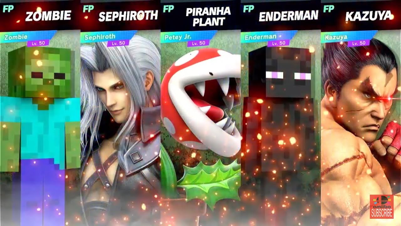 Super Smash Bros Ultimate Amiibo Fights Request Dlc Villains Battle