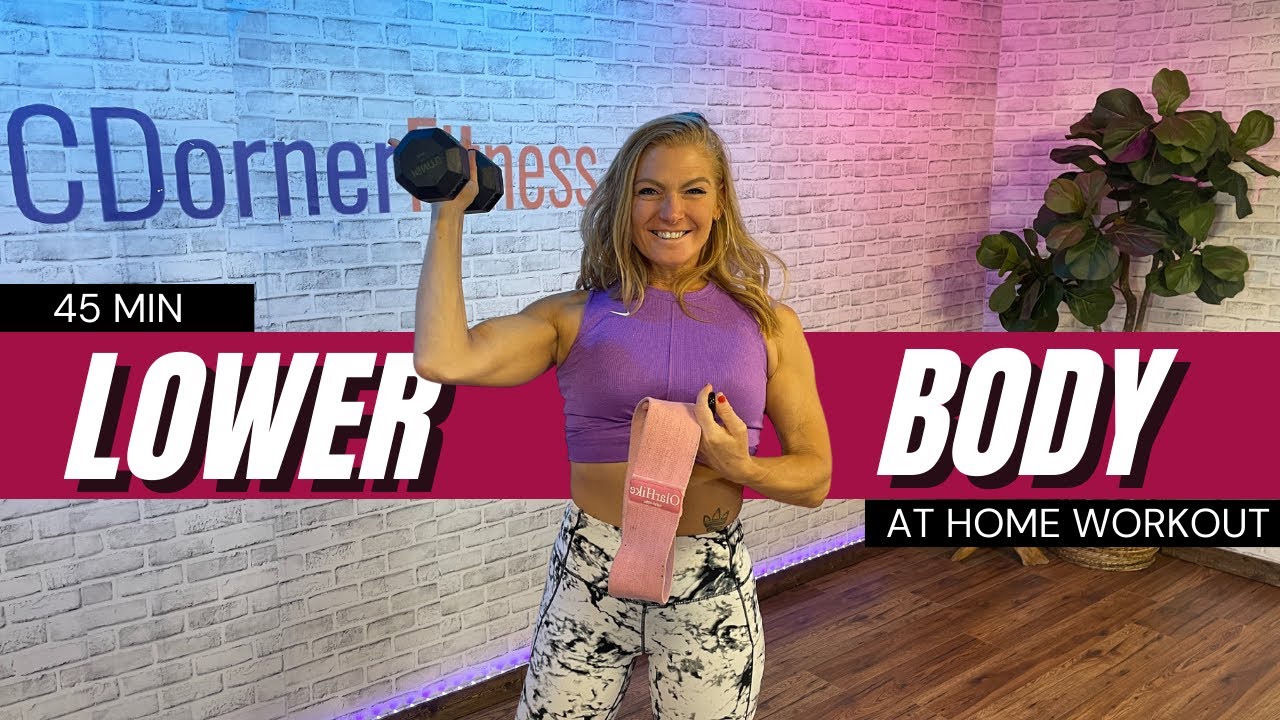 45 Min Legs And Glutes Workout At Home Booty Workout Youtube