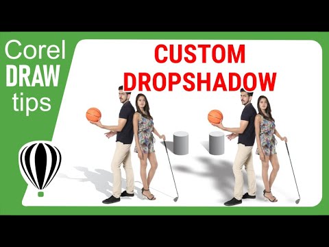 Creating Custom Shadows In Coreldraw Youtube