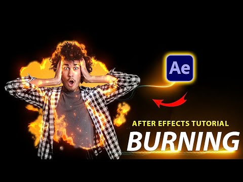 After Effects Tutorial Advanced Burn Effect No Plugins Burning Logo
