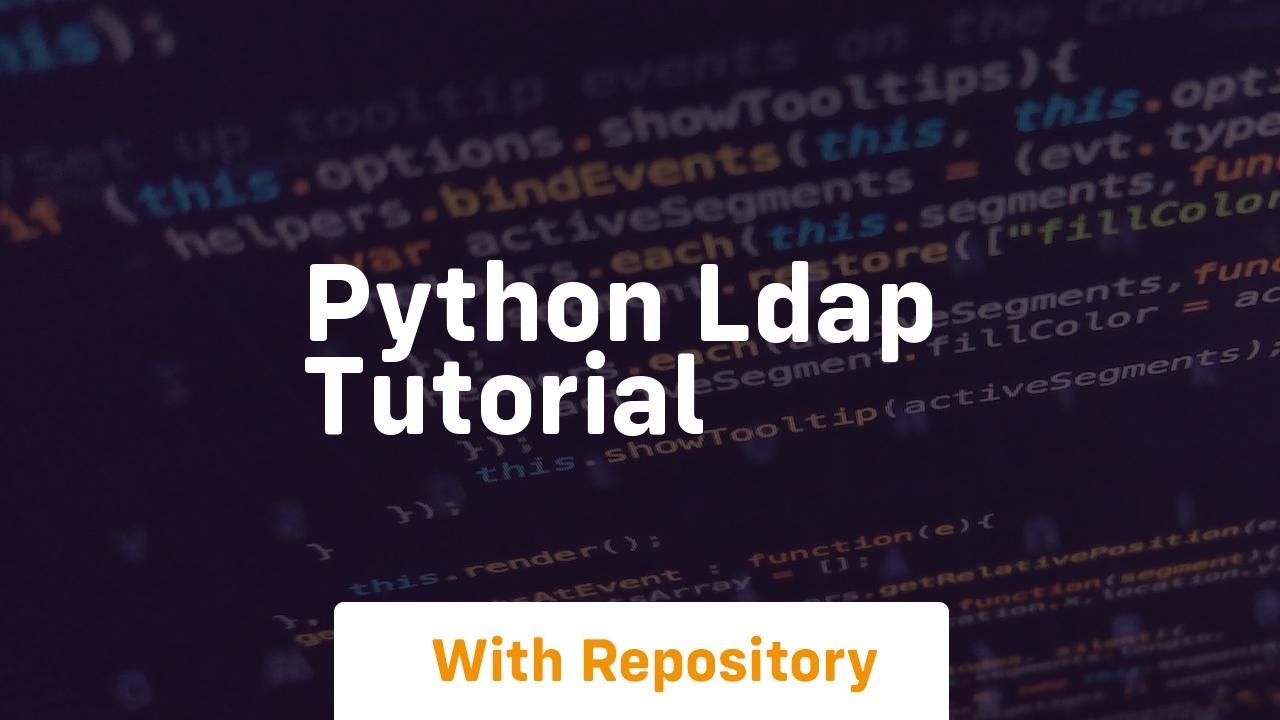 Python Ldap Tutorial Youtube
