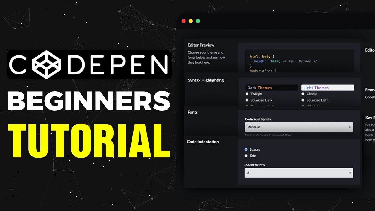 How To Use Codepen In 2025 Beginner Codepen Tutorial Youtube