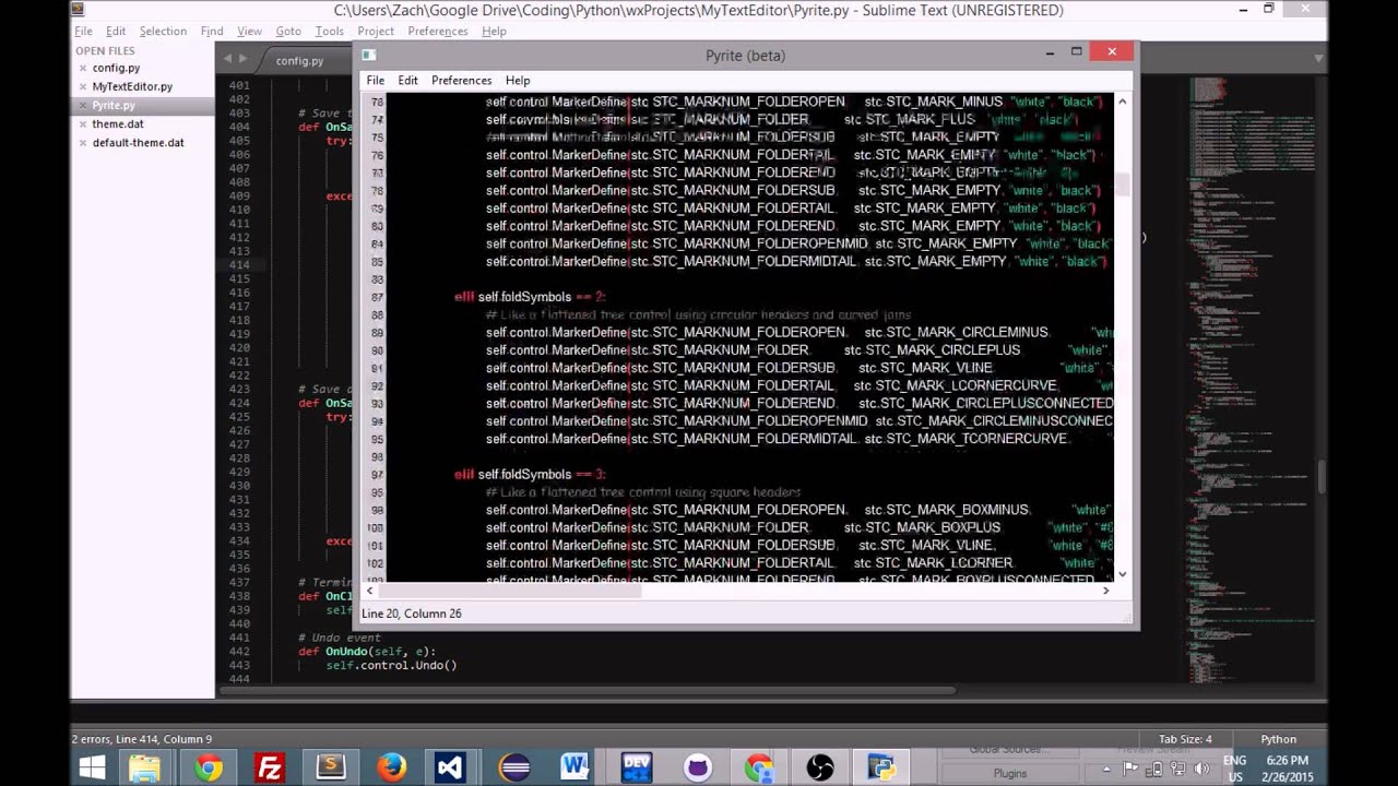 Python Advanced Text Editor Showcase Youtube