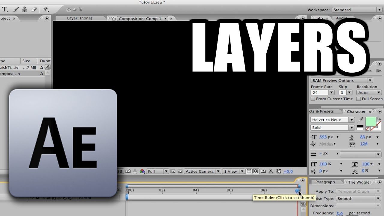 After Effects 3 Layers Youtube