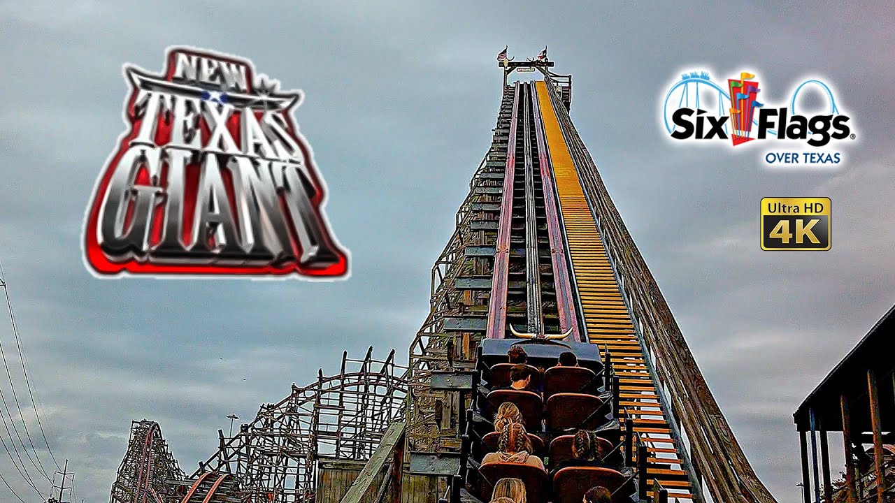 Nov 2024 New Texas Giant Roller Coaster On Ride 4k Pov Six Flags Over