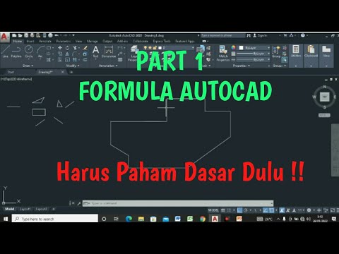 Tutorial Autocad 2020 Pemula Part 1 Memahami Formula Dasar Dan Line