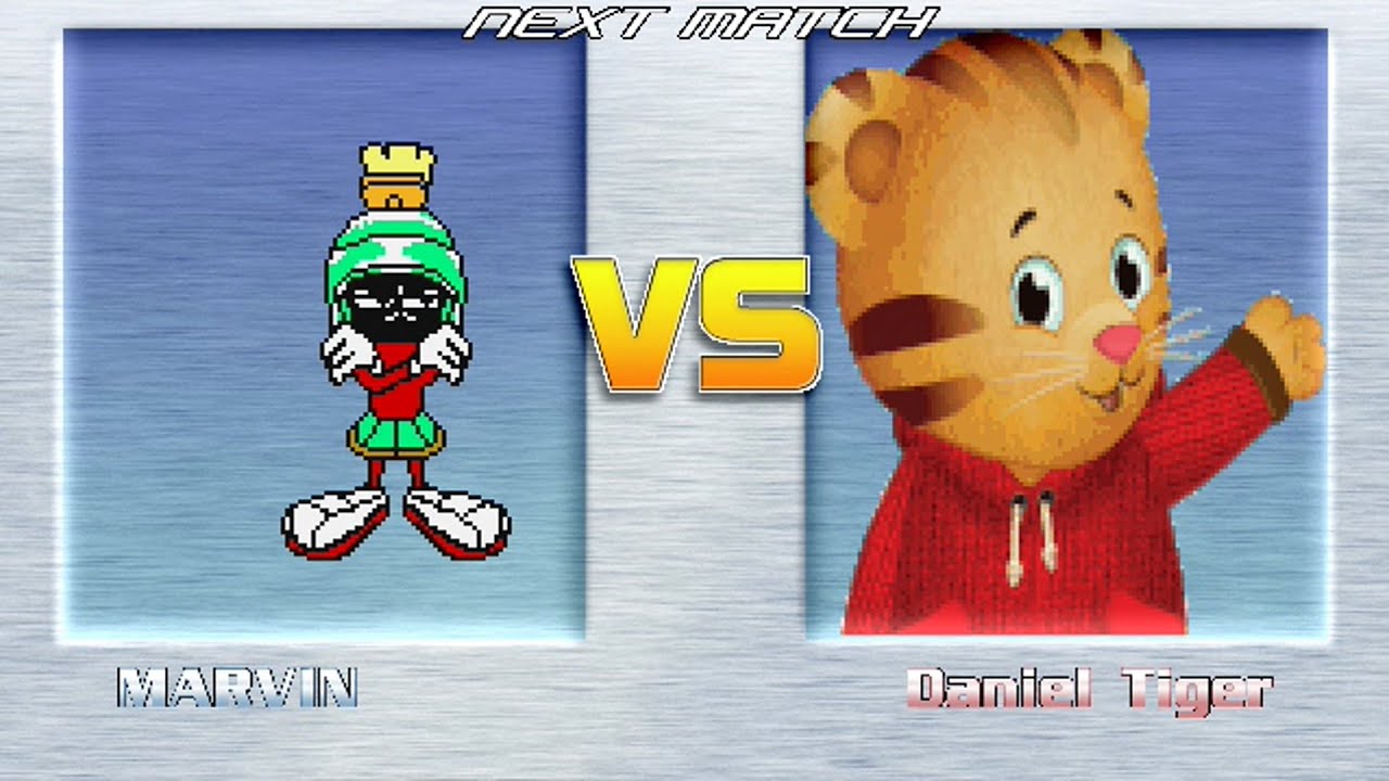 M U G E N Battles Marvin Vs Daniel Tiger Looney Tunes Vs Daniel
