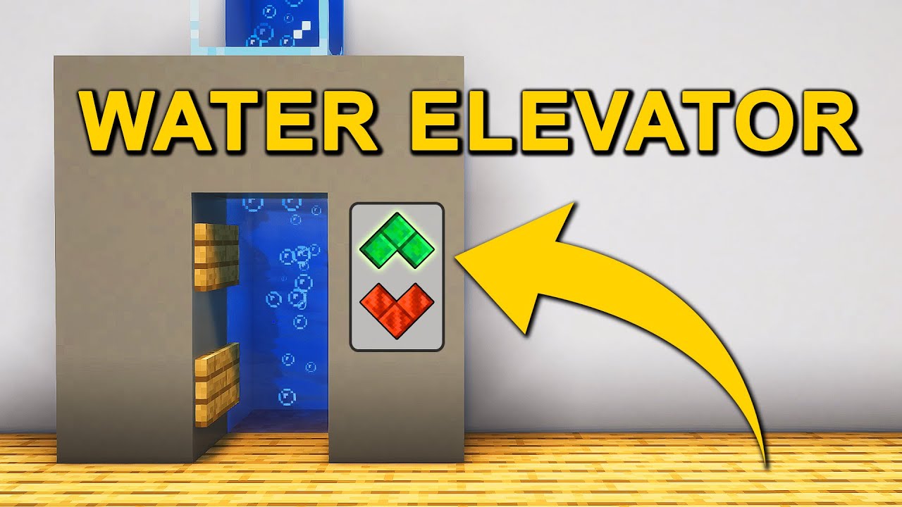 Easiest Water Elevator In Minecraft 1 21 Tutorial Youtube