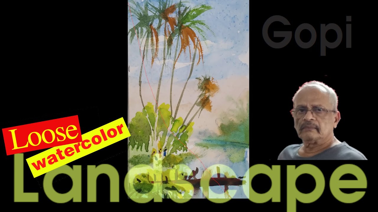 Watercolor Landscape Painting Youtube