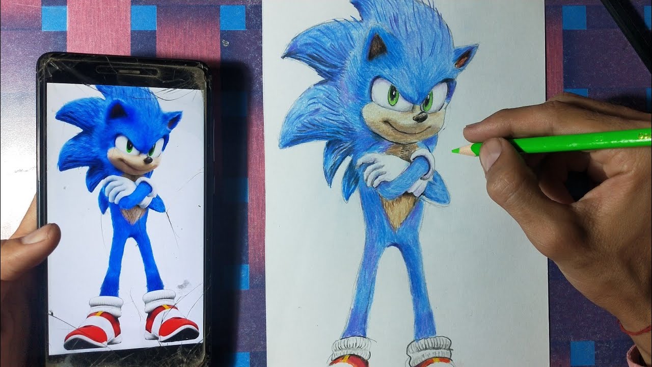 How To Colour Sonic The Hedgehog Infoupdate Org