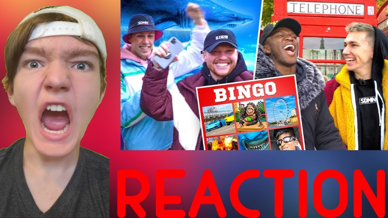 Sidemen 10 000 Real Life Bingo Reaction Youtube