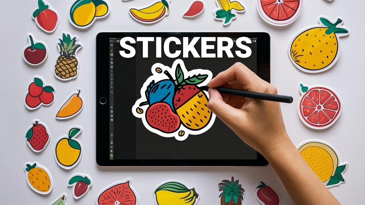 Adobe Fresco The Ultimate Vector Sticker Guide Youtube