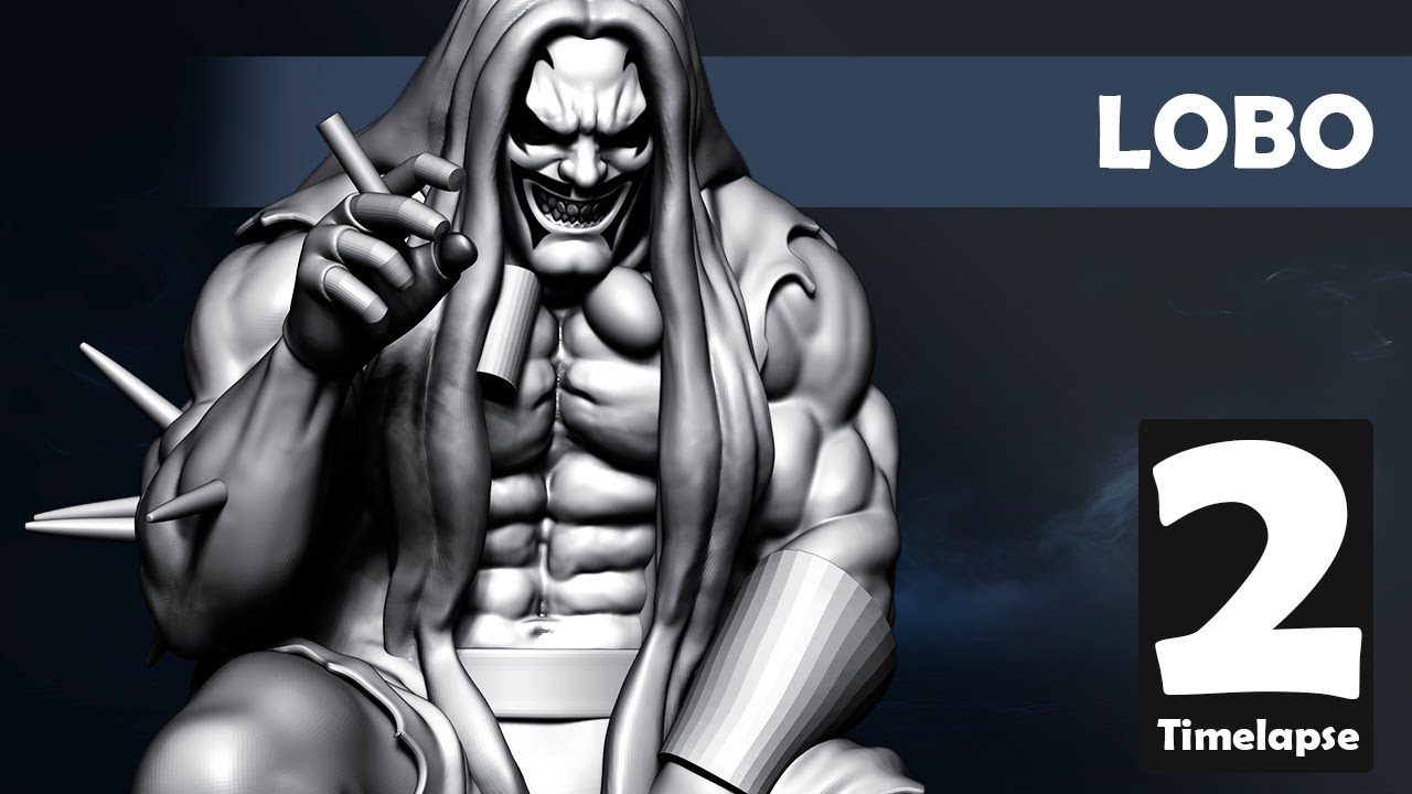Lobo Zbrush Sculpt Timelapse 2 Sergio Hualde Youtube