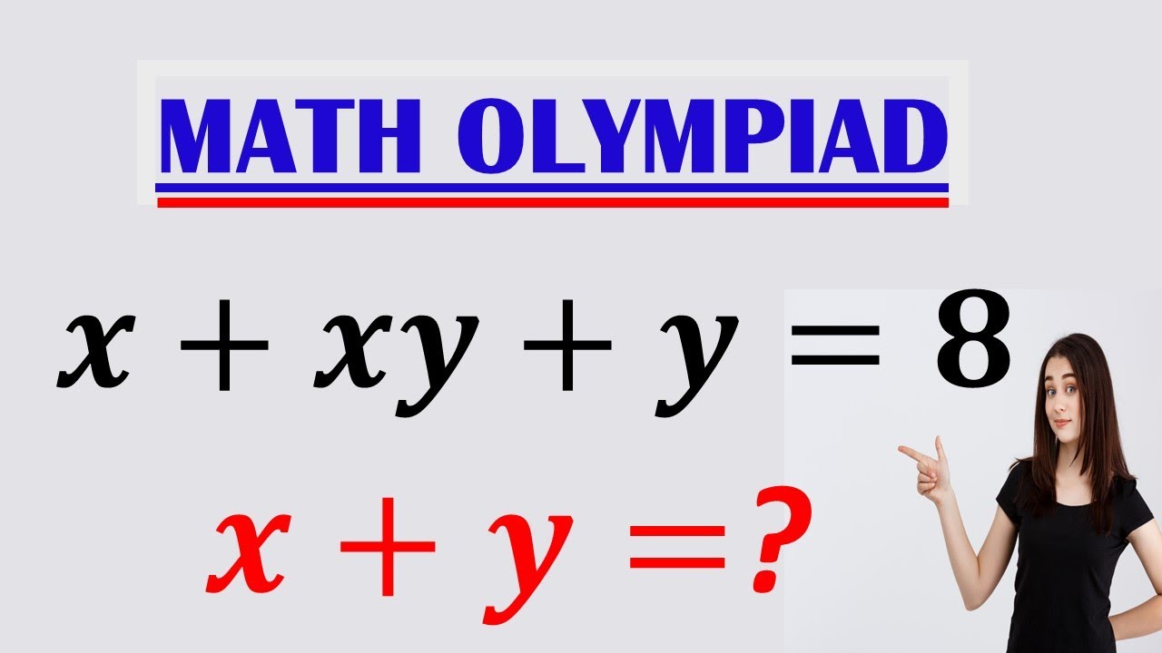 Math Olympiad A Nice Algebra Problem Youtube