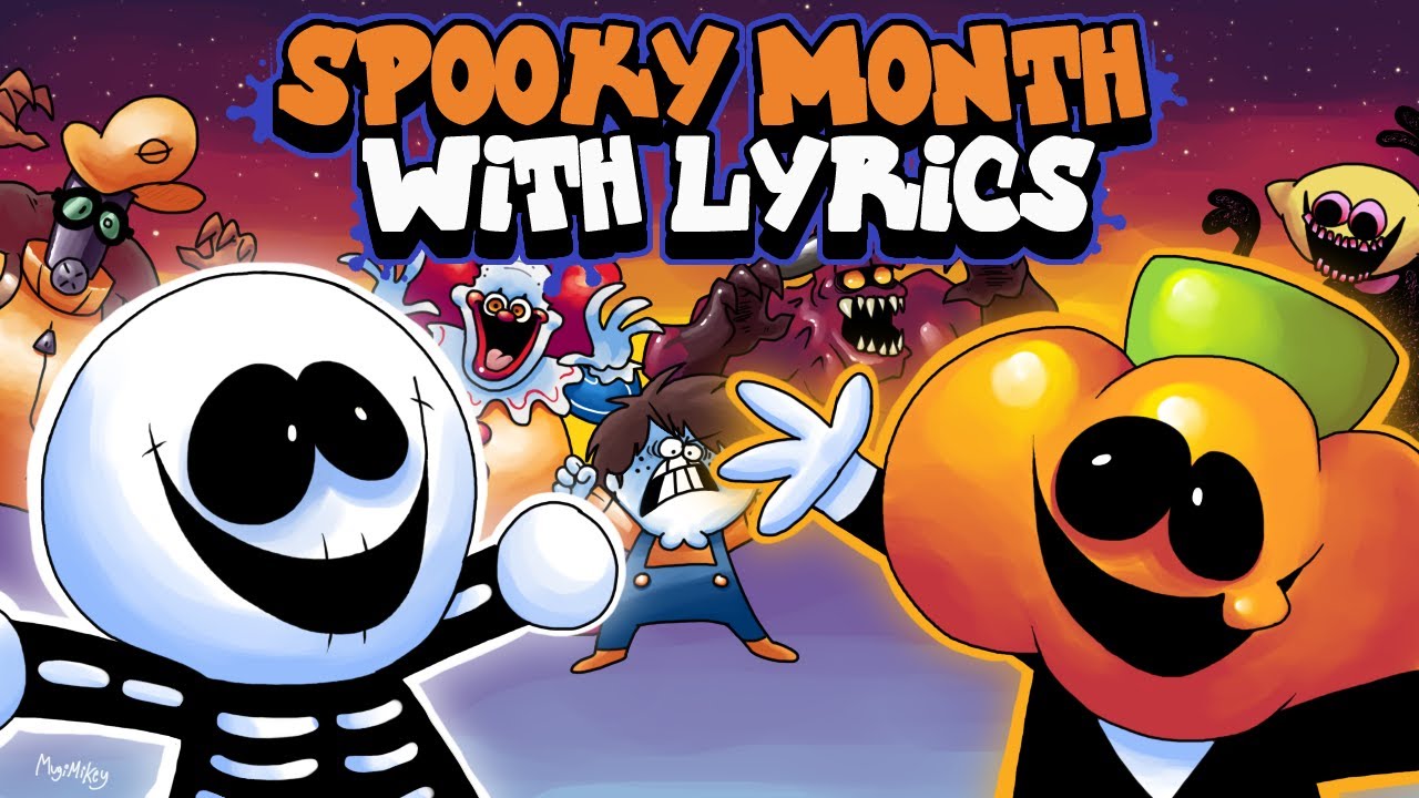 Spooky Month With Lyrics By Recd Skid And Pump Sing Scary Swings