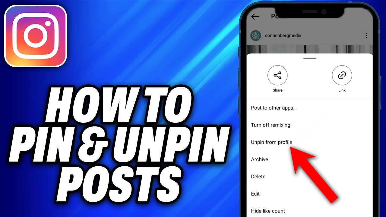 How To Pin And Unpin Posts On Instagram Easy Fix Youtube
